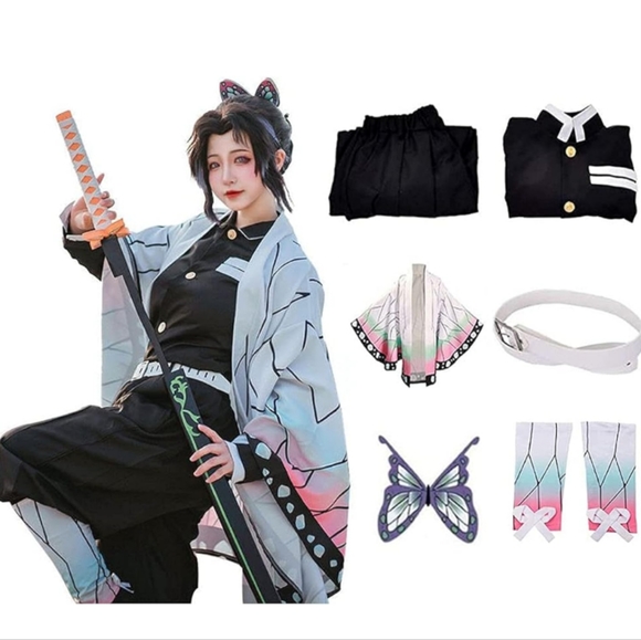 Other | Todoroki Shoto Anime Womens Cosplay Costumes Kochou Suit Full ...